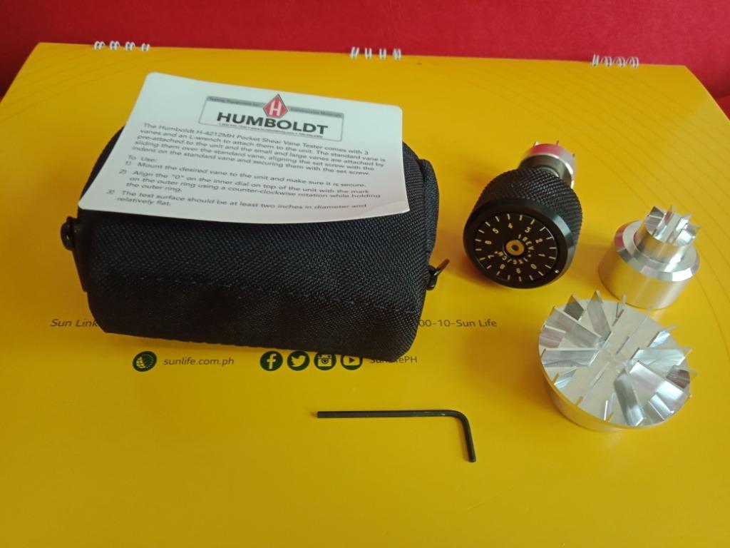 Shear Vane Tester, Metal, TORVANE Test, Torsional Vane Shear Tester ...