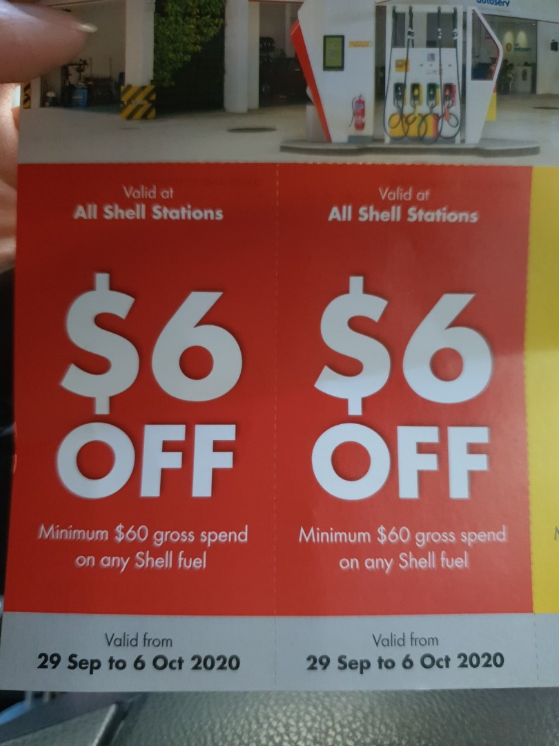 Shell discounts voucher, Tickets & Vouchers, Vouchers on Carousell