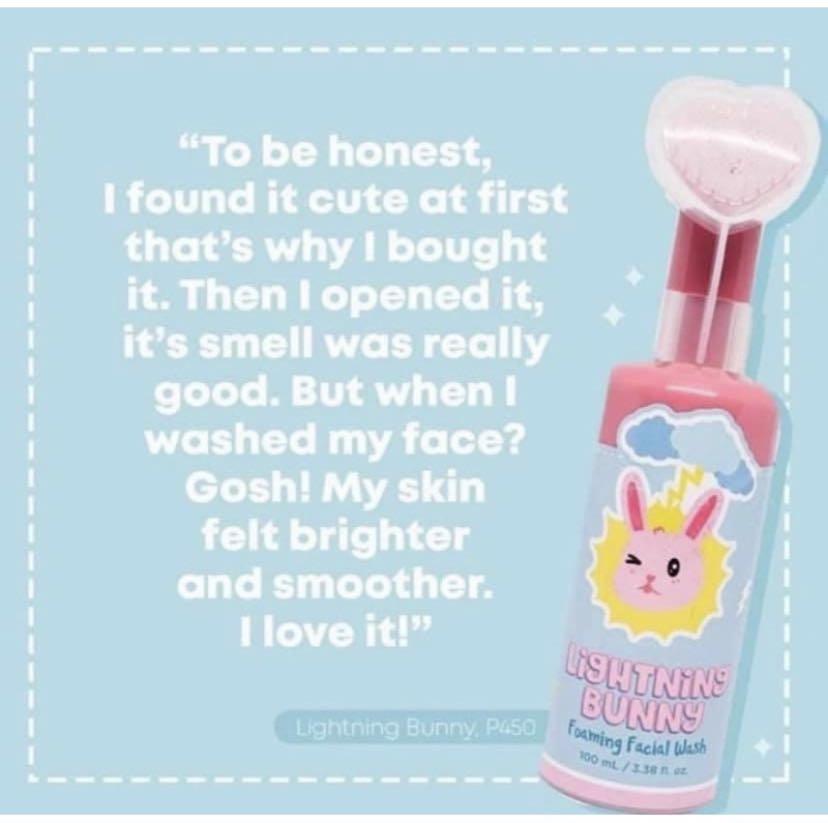 Skin Potions Lightning Bunny Foaming Facial Wash 100ml, Beauty ...