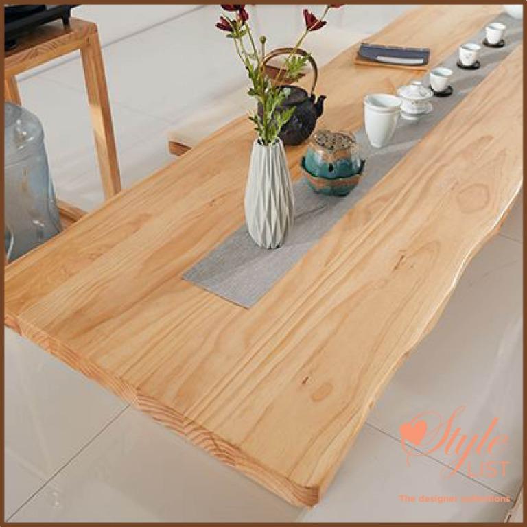 Solid Wood Dining Table / Tatami Dining Table / Japanese Style ...
