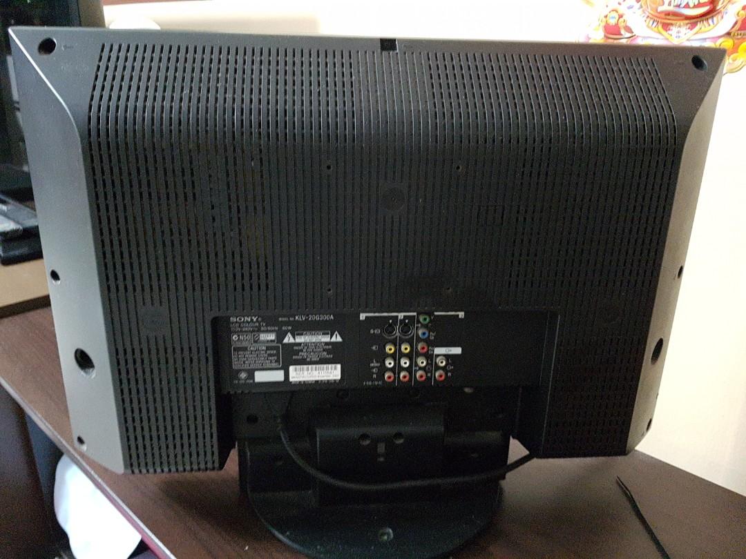 Sony lcd TV 20 inch, TV & Home Appliances, TV & Entertainment, TV on ...