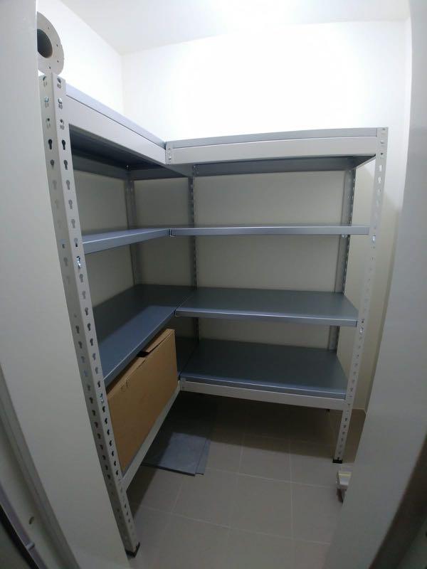 Storeroom Metal Rack (L shape or Single), Furniture & Home Living ...