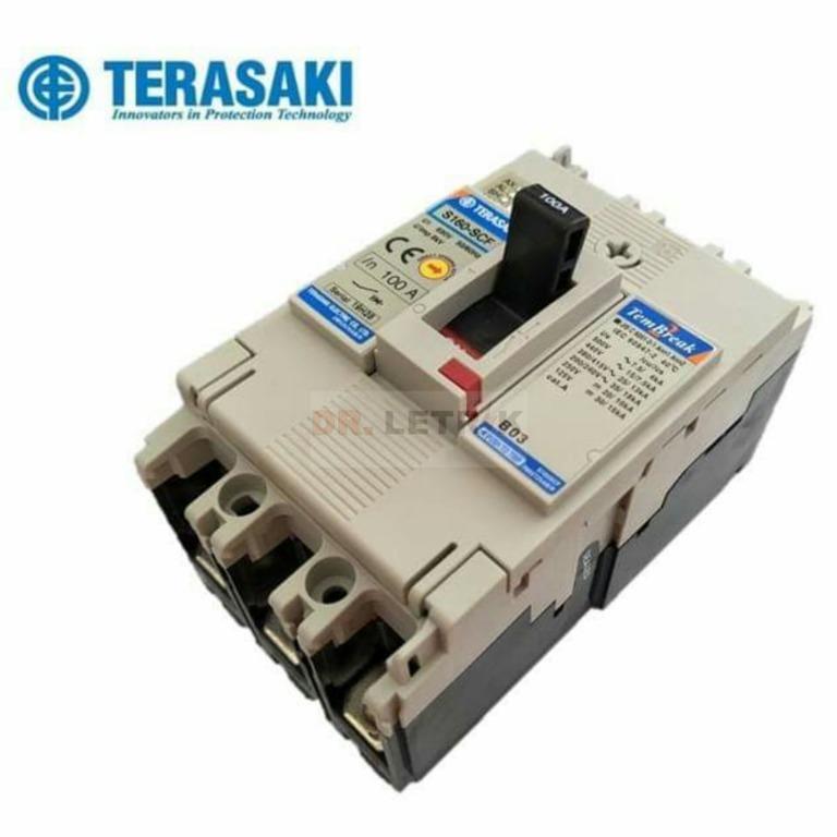 TERASAKI S160 SCF 3P S160-SCF MCCB 3P 25KA - 100A, Health & Nutrition, Health Monitors ...