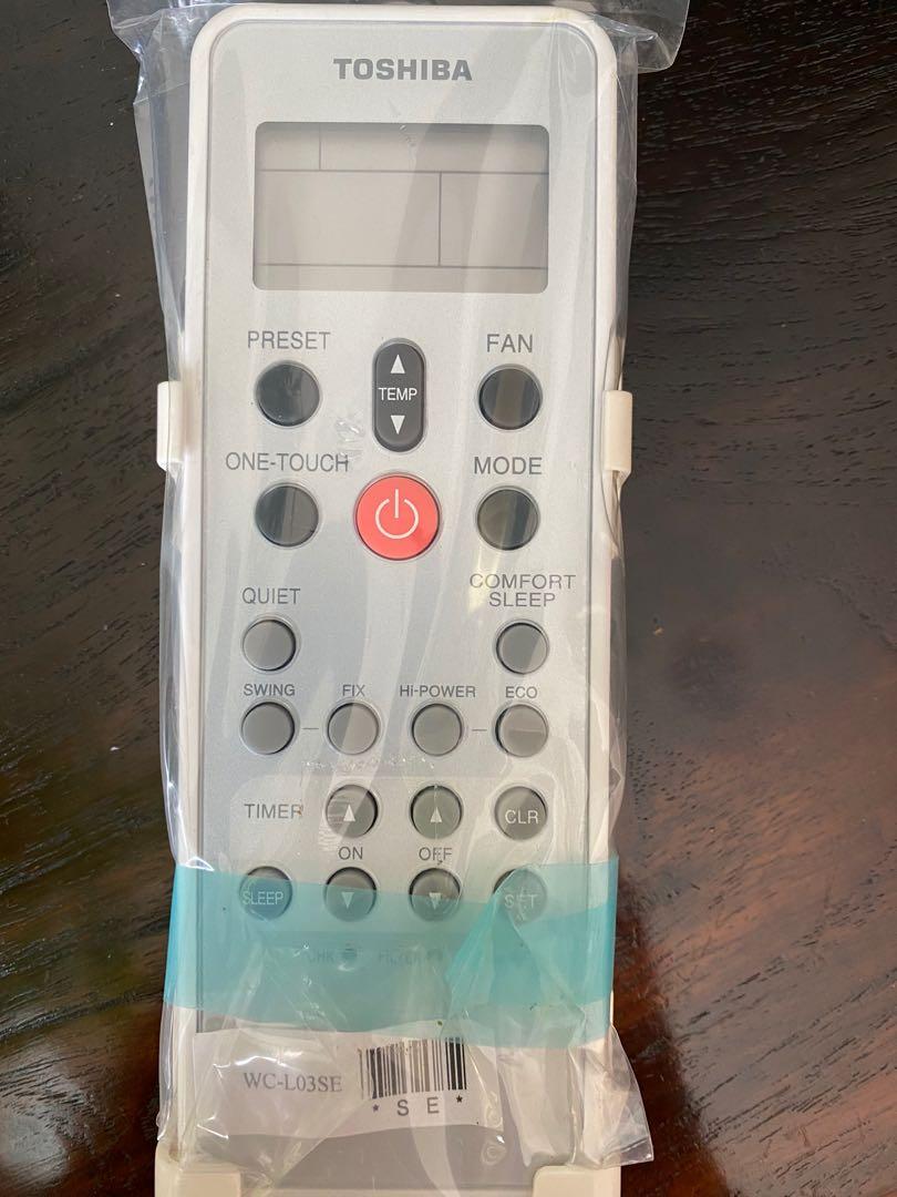 Toshiba aircon remote control, TV & Home Appliances, Air Conditioners ...