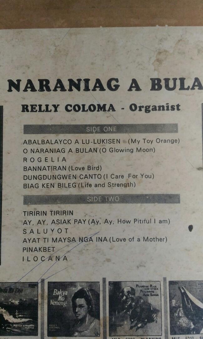 Vinyl plaka,ilocano song,working /see picture, Hobbies & Toys ...