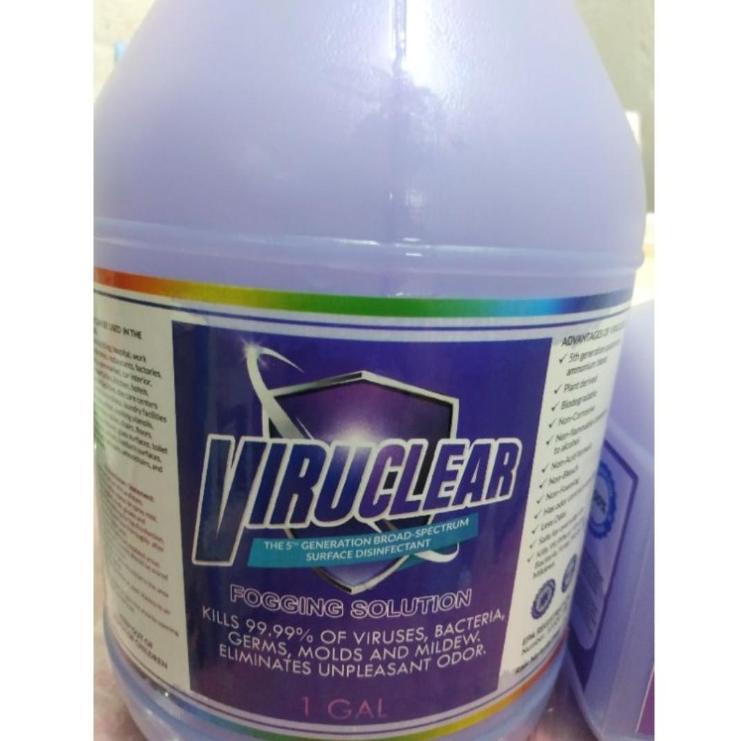 Viruclear Fogging solution and disinfectant EPA approved, Furniture ...