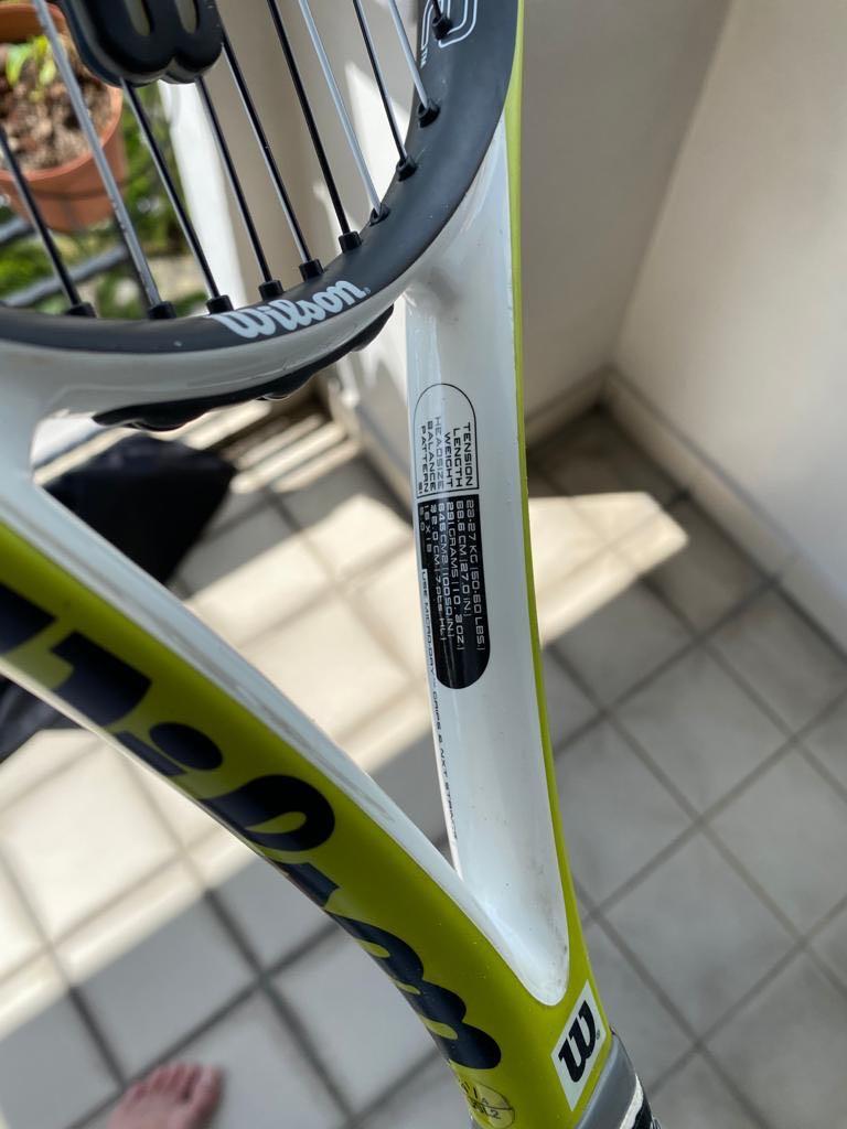 Wilson Tennis Racket NPro NCode Surge, Sports Equipment, Sports & Games ...