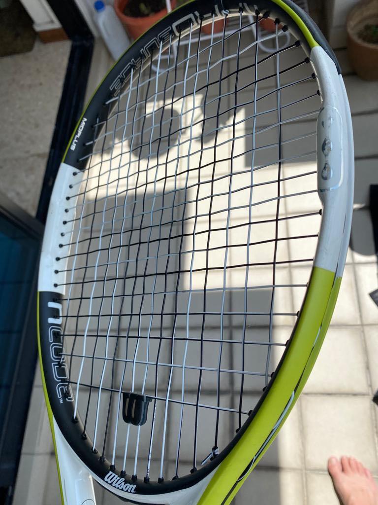 Wilson Tennis Racket NPro NCode Surge, Sports Equipment, Sports & Games ...