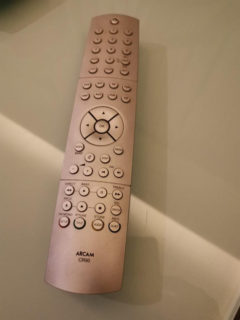 Arcam remote controller (CR90), 音響器材, 可攜式音響設備 - Carousell