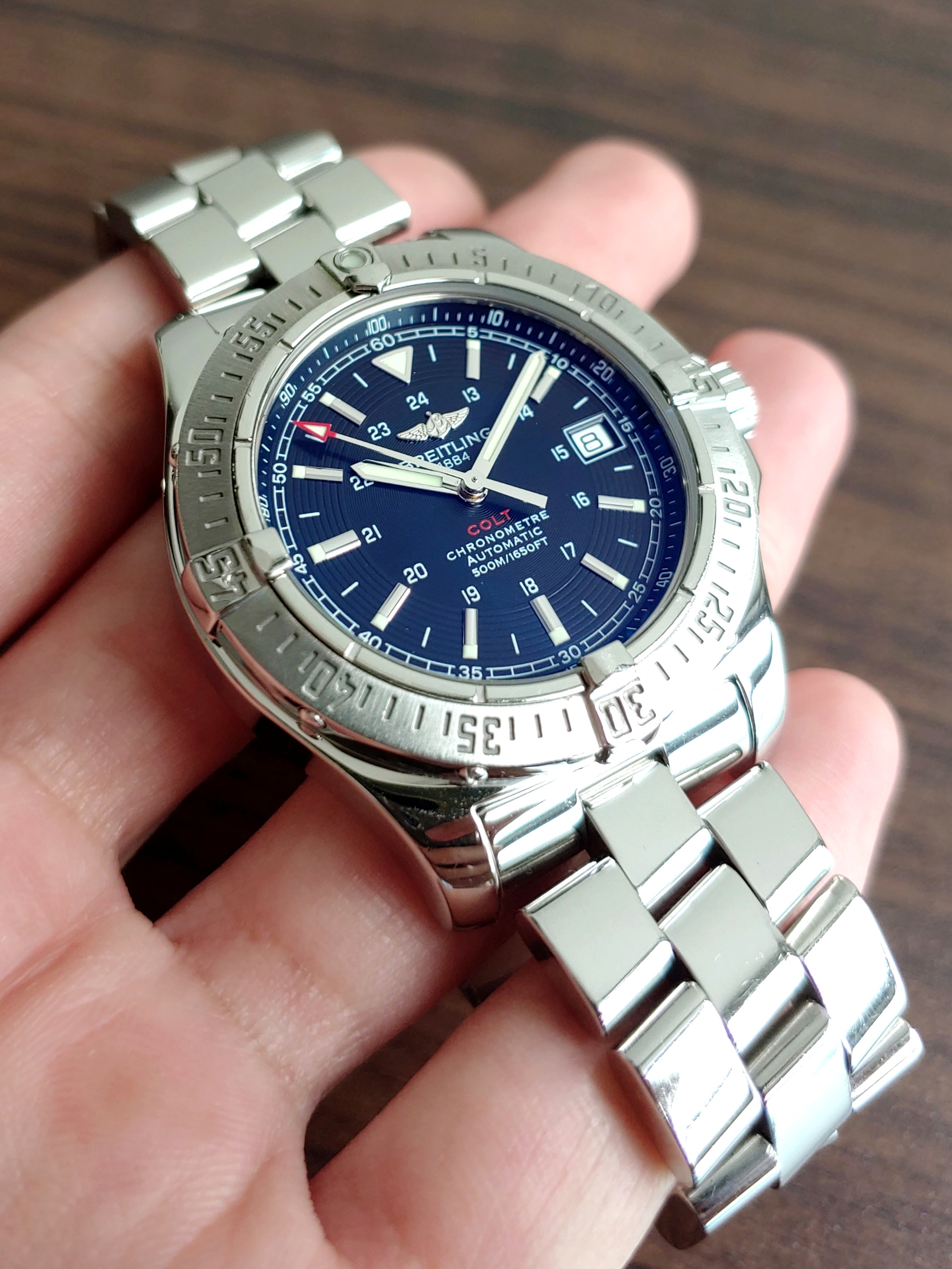 Full Set Breitling Colt A17380 Automatic Dive Watch, Mobile Phones ...