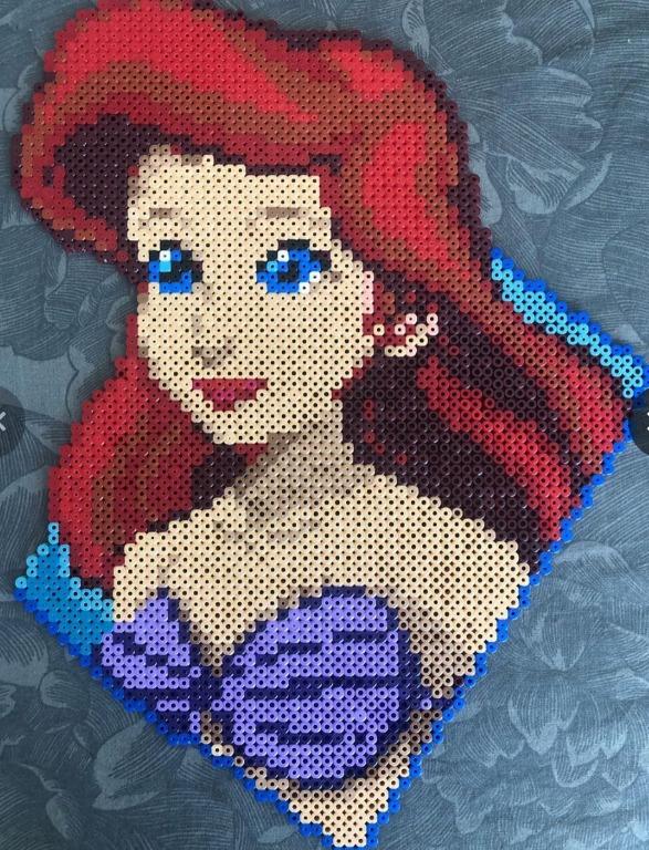 Disney Princess Hama Beads Design, Babies & Kids, Babies & Kids Fashion ...