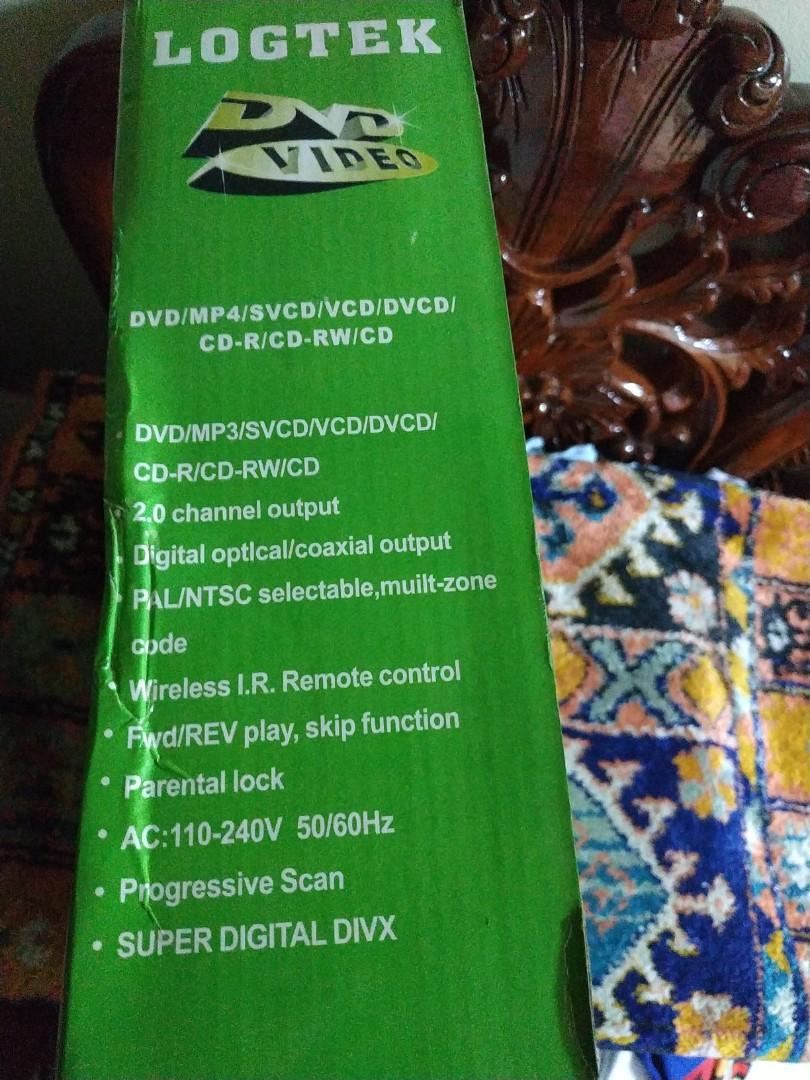 DVD player Logtek, TV & Home Appliances, TV & Entertainment, Blu-Ray ...