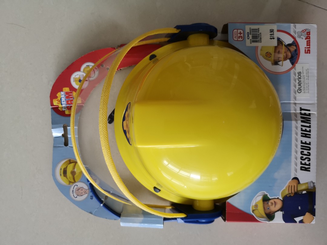 Fireman sam helmet, Hobbies & Toys, Toys & Games on Carousell