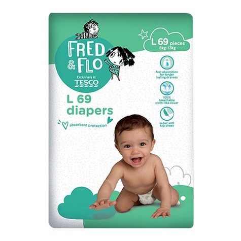 Fred and Flo Tape diapers, Babies & Kids, Nursing & Feeding on Carousell