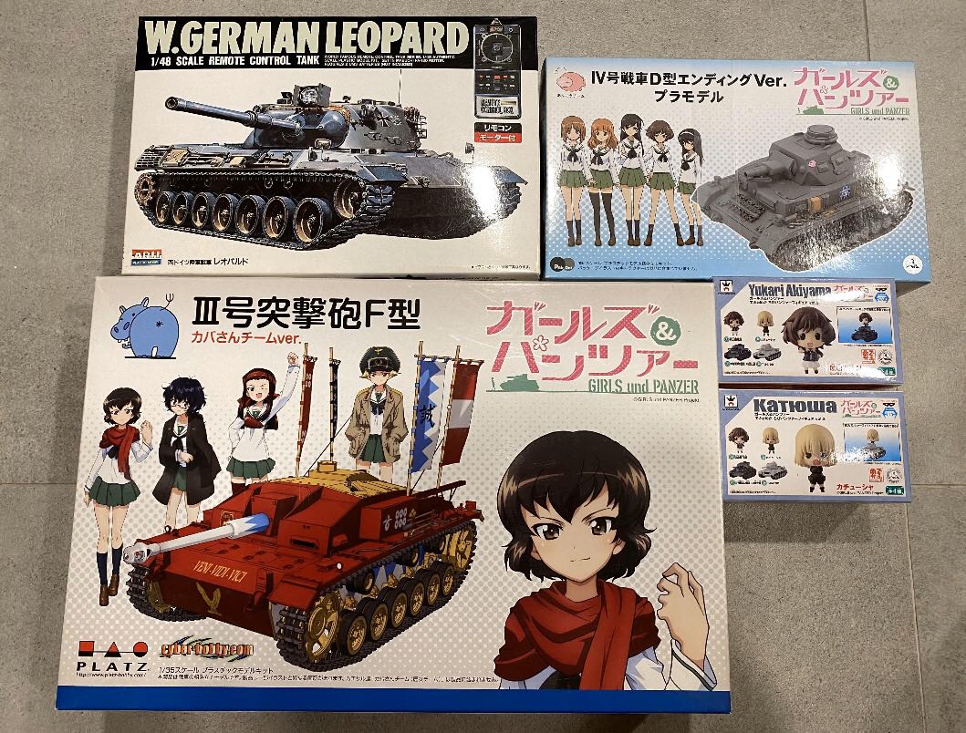 Girls Und Panzer Tanks & Figures Leopard Panzer Stug Bikini Kathowa ...