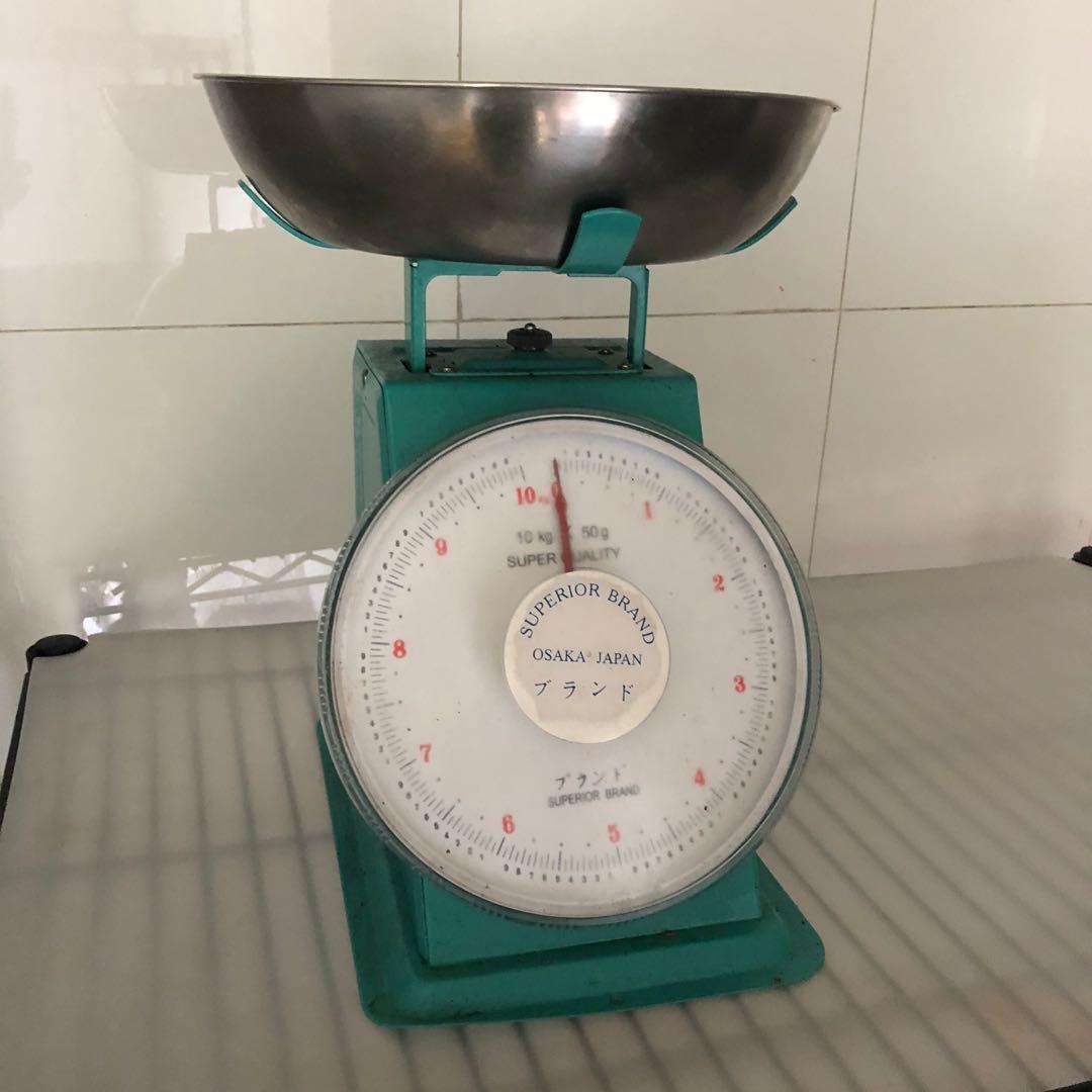 Japanese 10kg weighing scale, Furniture & Home Living, Bathroom ...