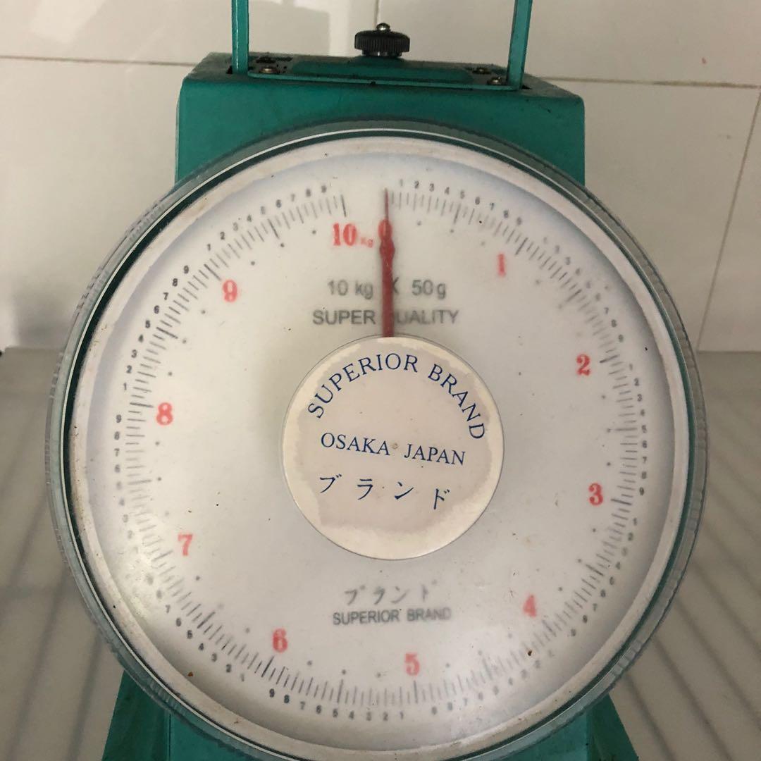 Japanese 10kg weighing scale, Furniture & Home Living, Bathroom ...