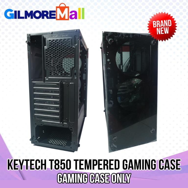 KEYTECH T850 Tempered Glass Desktop Gaming Case, Computers & Tech ...