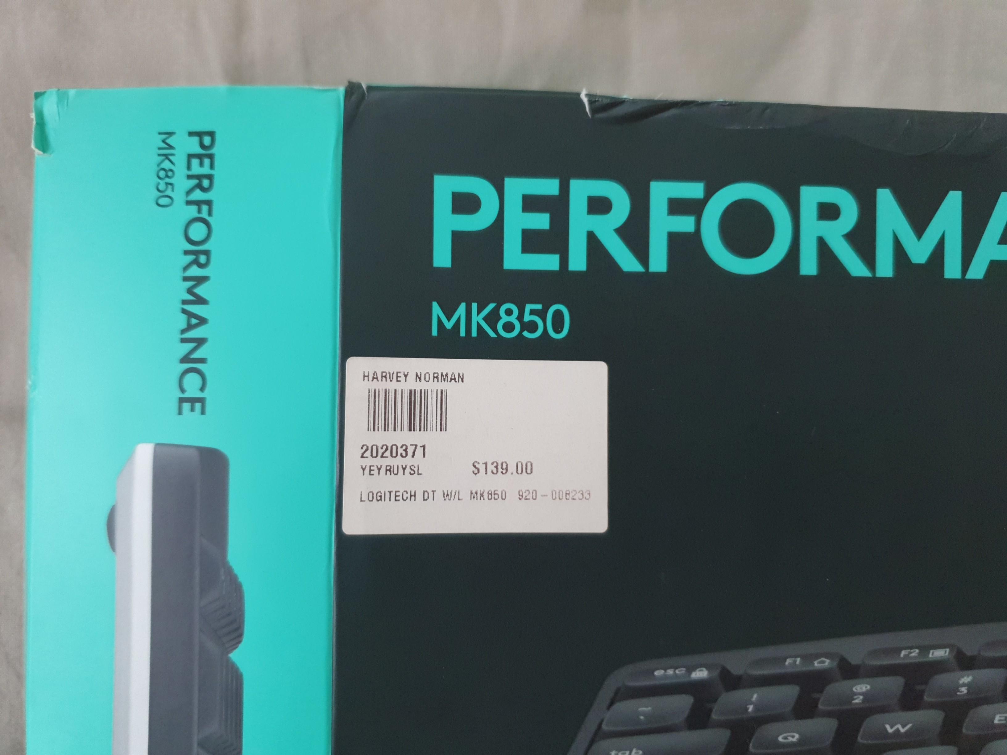 Logitech Mk850 Keyoard Mouse Set Good Condition Computers And Tech