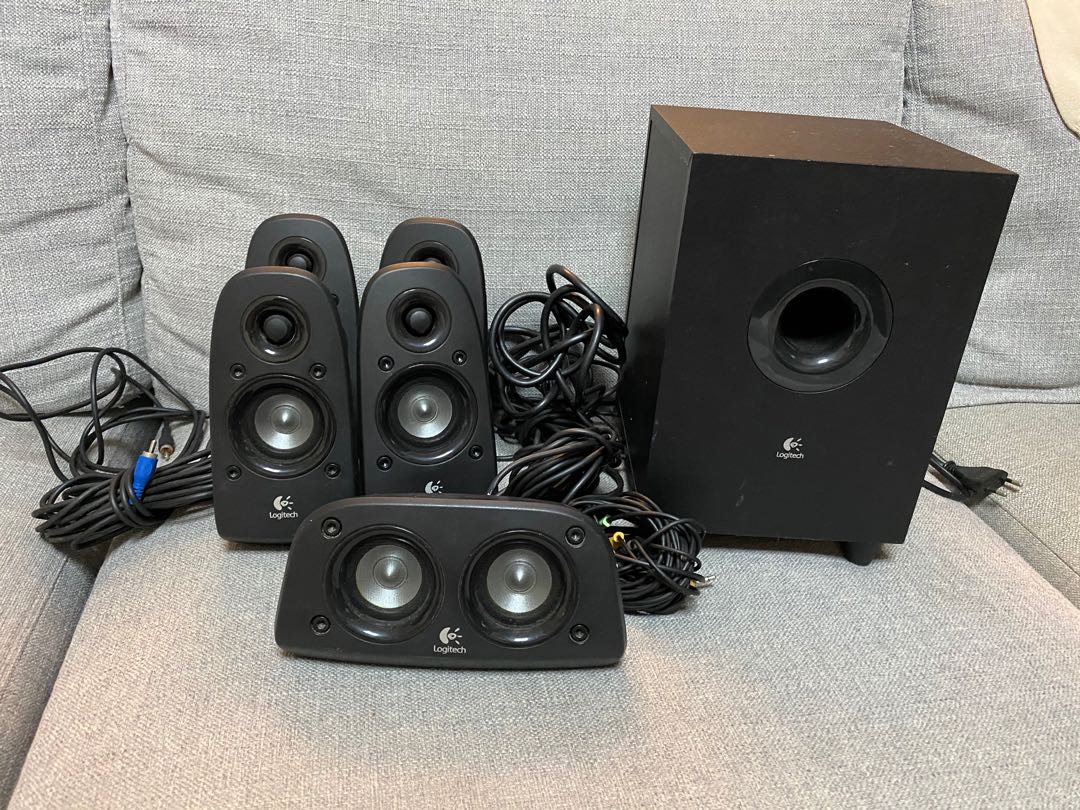 Logitech Surround Speakers Z Audio Soundbars Speakers Amplifiers On Carousell