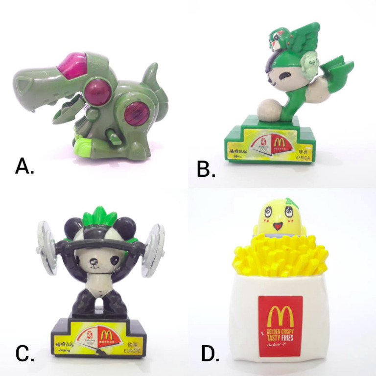 Mcdonalds Mcdo Happy meal Robot funassyi olympics collectible toy ...