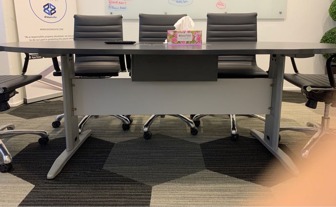 Meeting Table for 8 pax, Furniture & Home Living, Furniture, Tables ...