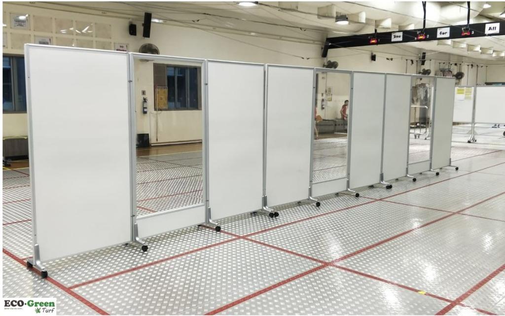 Foldable divider moveable Partition/Dividers Screen Office Divider ...