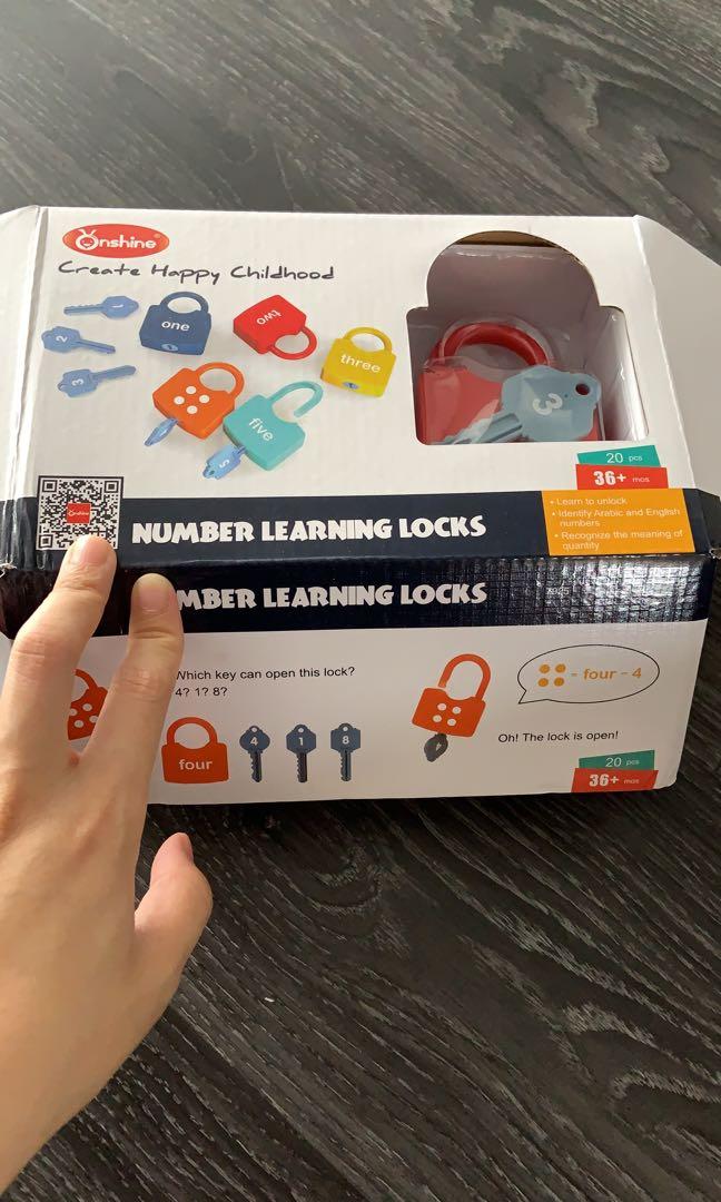 Onshine Number Learning Locks BNIB, Toys & Games, Others on Carousell