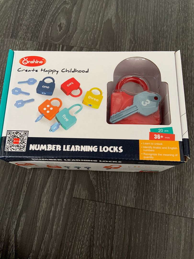 Onshine Number Learning Locks BNIB, Toys & Games, Others on Carousell