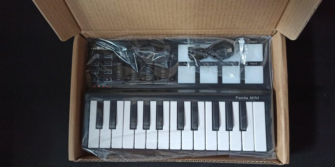 Panda Worlde Mini (MIDI CONTROLLER KEYBOARD), Hobbies & Toys, Music ...