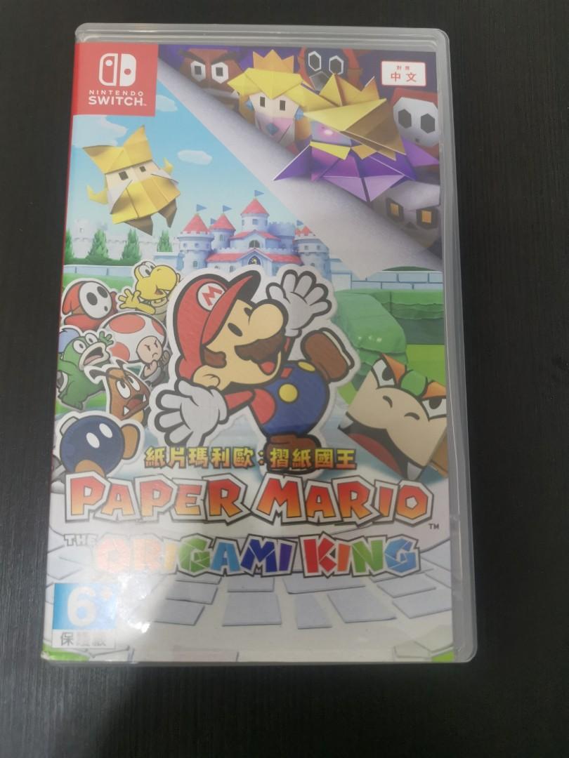 paper mario switch game, 電子遊戲, 電子遊戲, Nintendo 任天堂 - Carousell