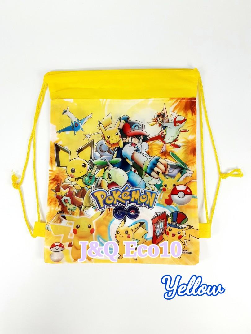 Pokemon Drawstring Bag [READY STOCK], Babies & Kids, Going Out, Diaper ...