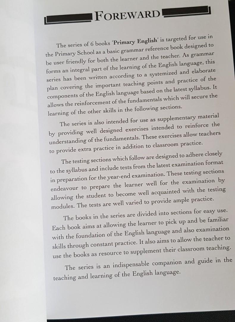 Primary English Revision Assessment book, Hobbies & Toys, Books ...