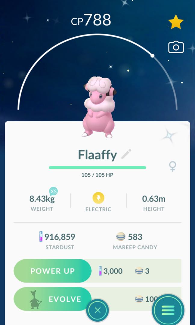 Shiny Flaffy Pokemon Go, Toys & Games, Video Gaming, In-Game Products ...