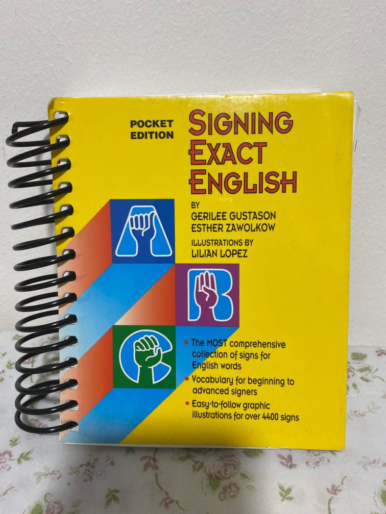 Signing Exact English Pocket Edition, Computers & Tech, Office ...