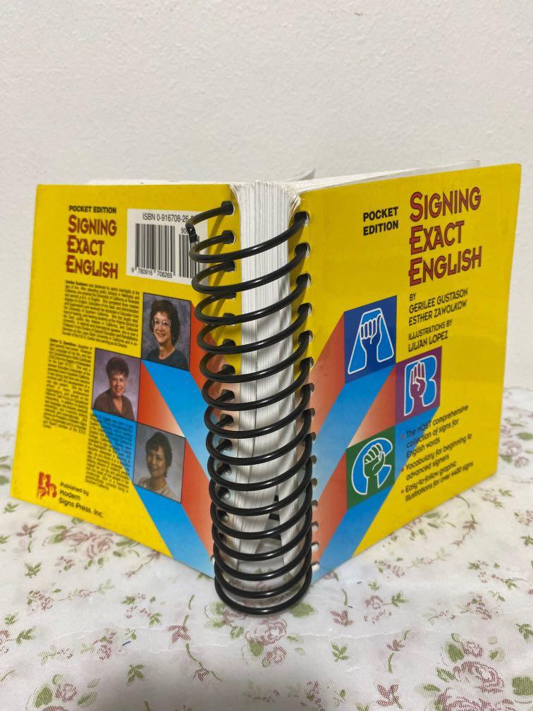 Signing Exact English Pocket Edition, Computers & Tech, Office ...