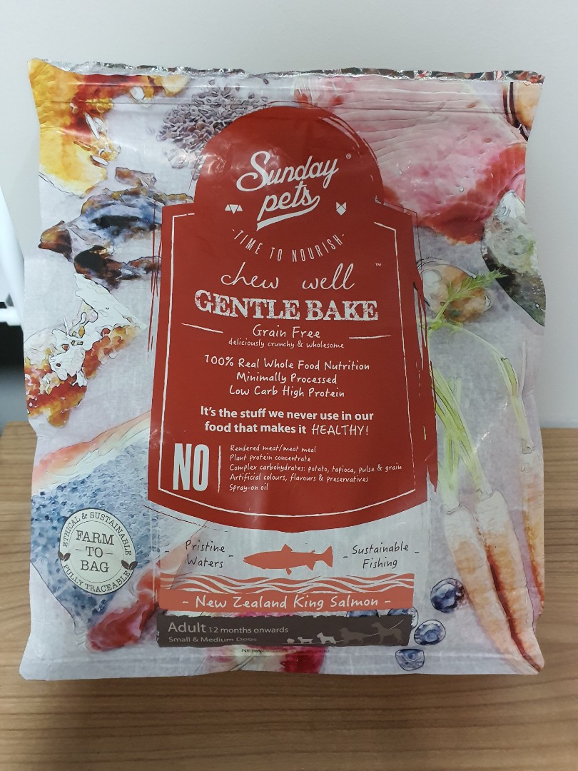 Sunday Pets Gentle Bake Salmon 1,3kg Dod Food, Pet Supplies, Pet Food on Carousell