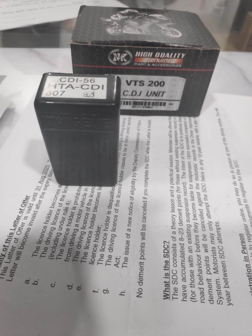 Sym gts200 original cdi, Motorcycles, Motorcycle Accessories on Carousell