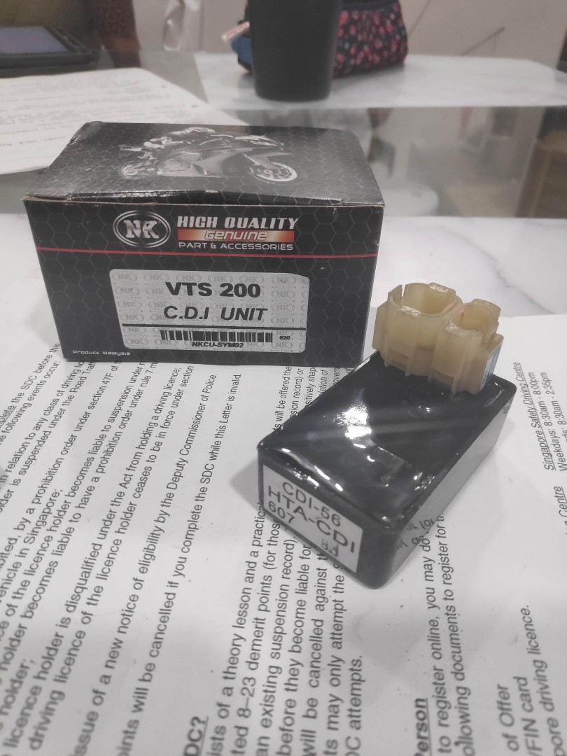 Sym gts200 original cdi, Motorcycles, Motorcycle Accessories on Carousell