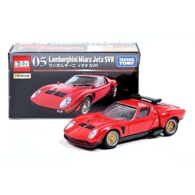 Takara Tomy Tomica 合金車 -Premium No. 05 Lamborghini Jota SVR diecasr car #887157, 興趣及遊戲, 玩具 & 遊戲類 ...