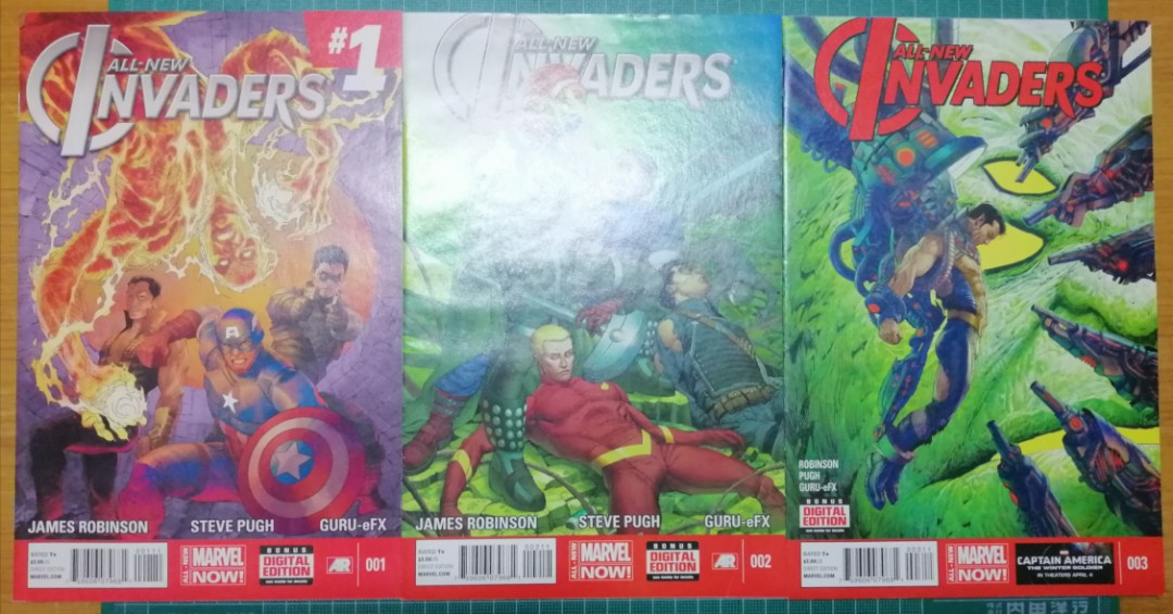 All New Invaders 1,2,3, Hobbies & Toys, Memorabilia & Collectibles, Fan ...