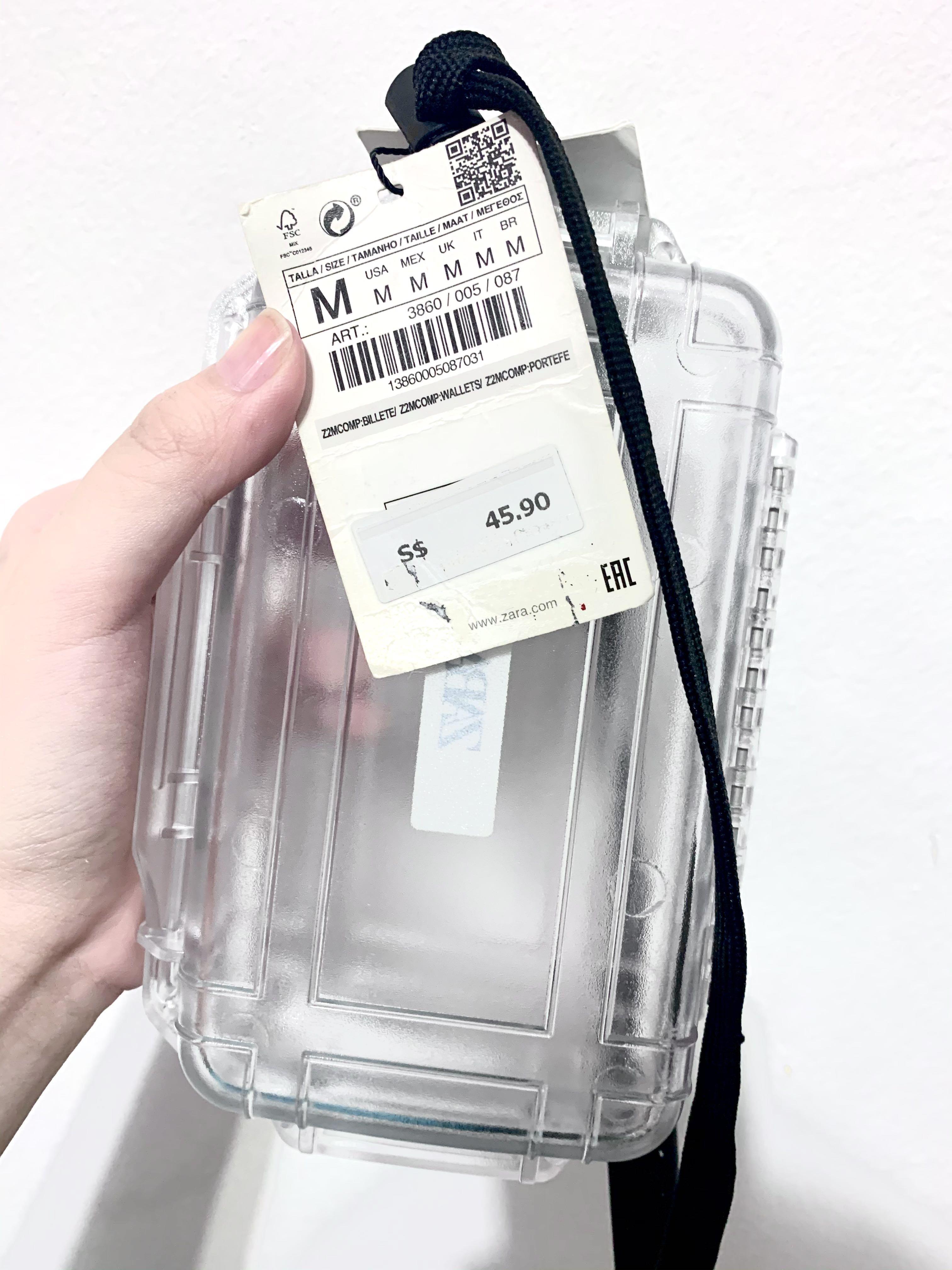 Transparent Zara bag, Luxury, Bags & Wallets on Carousell