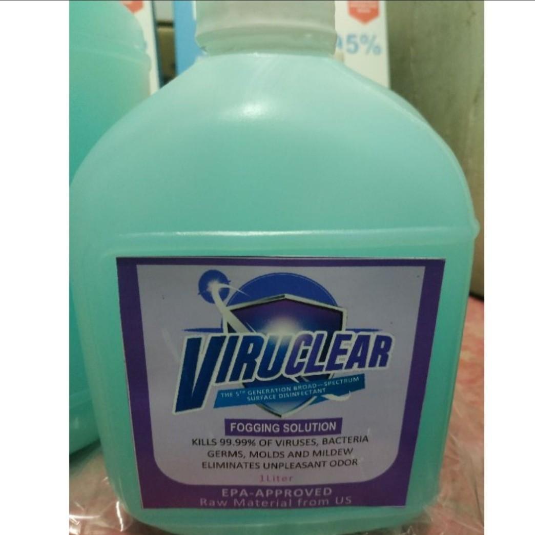 Viruclear fogging solution 1 liter, Furniture & Home Living, Cleaning ...