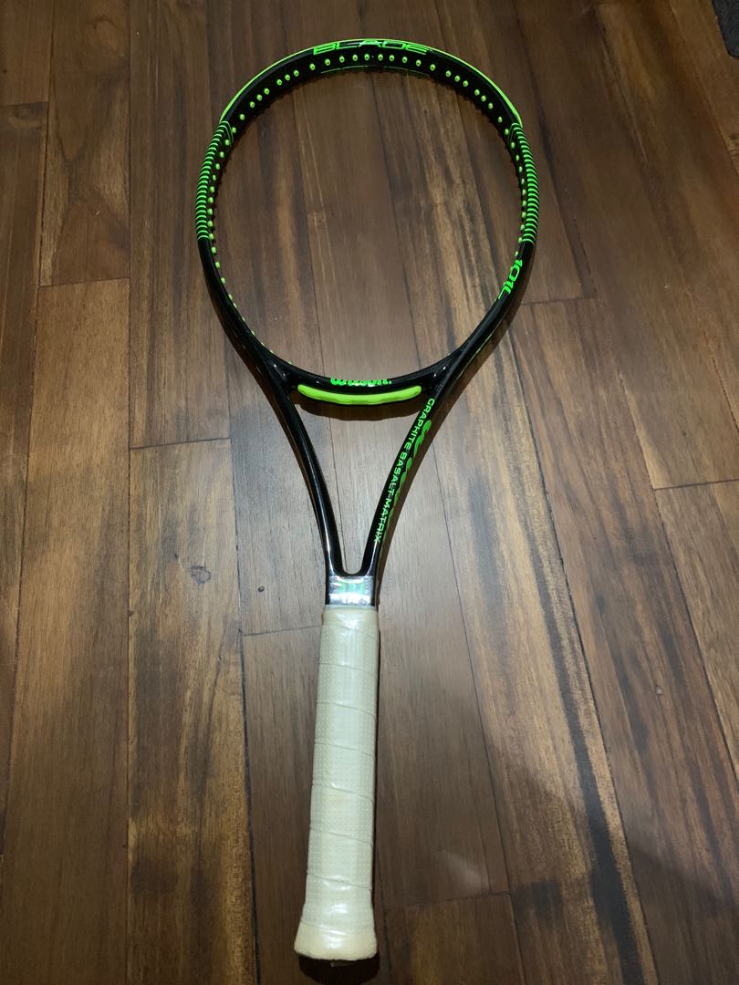 Wilson Blade Tennis Racquet, Sports Equipment, Sports & Games, Racket ...