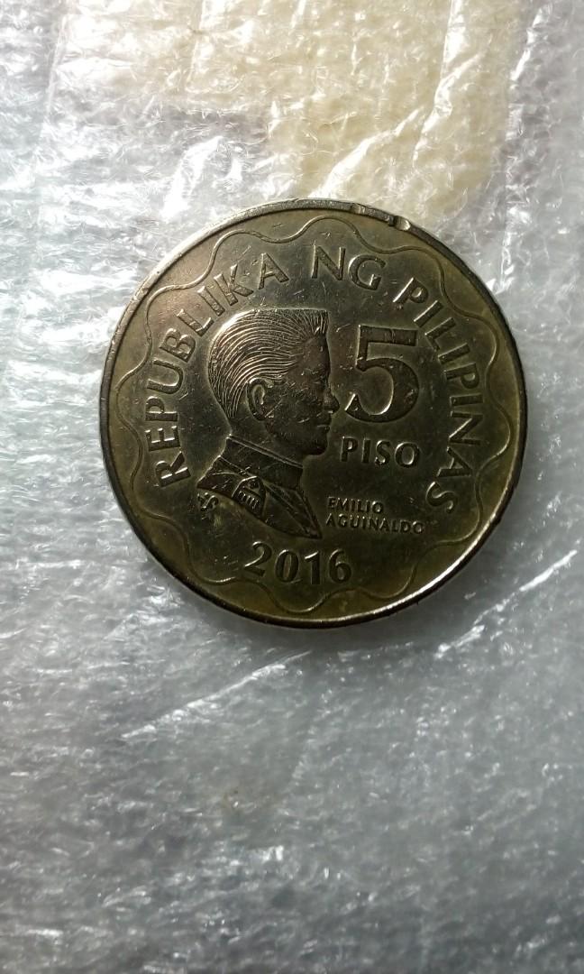 2016 5 peso coin, semi hard to find date, Hobbies & Toys, Memorabilia ...
