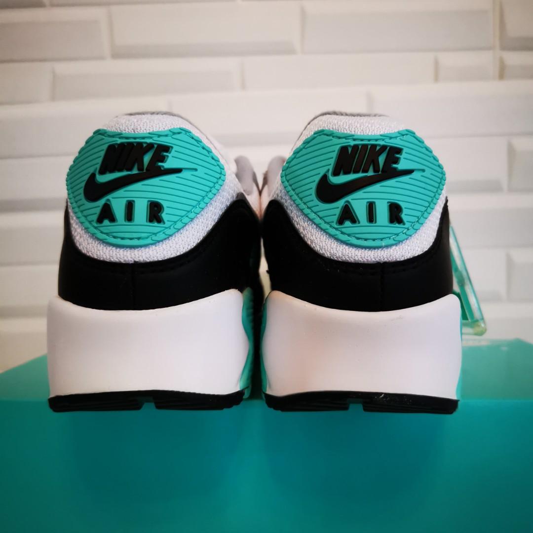 Nike Air max 90 Hyper Turquoise 8.5US, Men's Fashion, Footwear ...