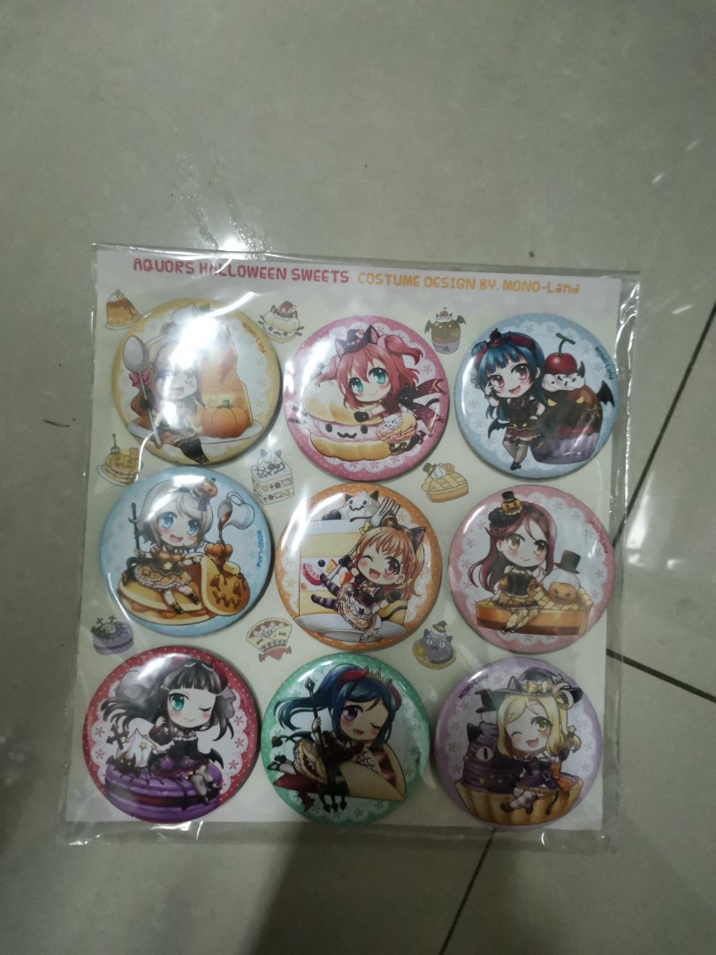 Anime Badges (AQUORS), Hobbies & Toys, Collectibles & Memorabilia, J ...