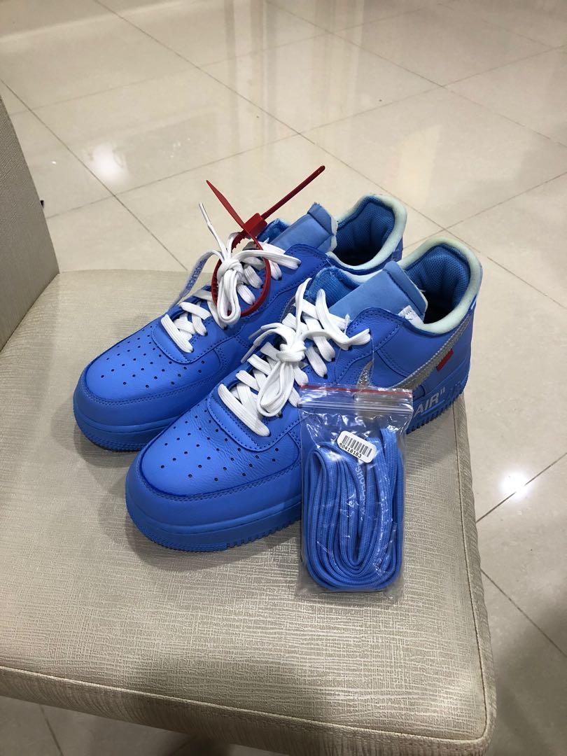 Authentic Nike x Off-White AF1 MCA Blue, Men's Fashion, Footwear ...