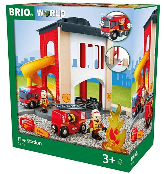 [FULL SET] BRIO 33833 Fire station, Hobbies & Toys, Toys & Games on ...