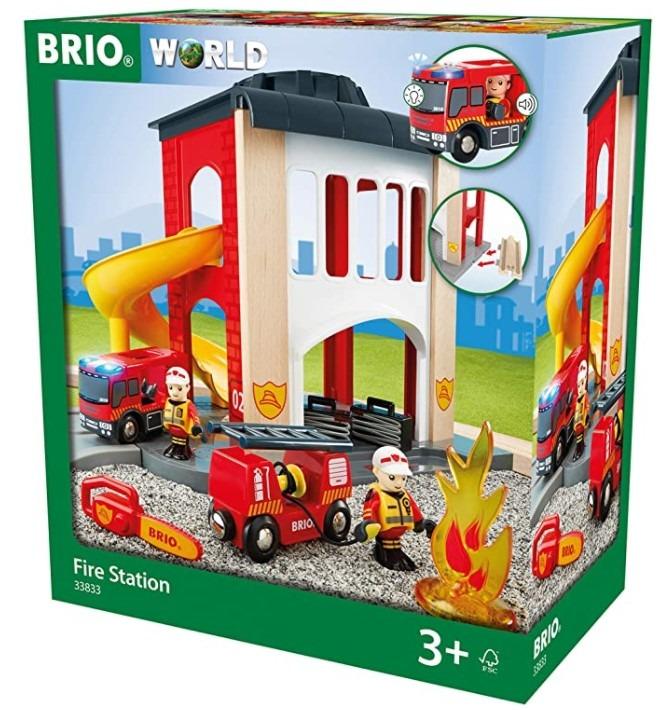 [FULL SET] BRIO 33833 Fire station, Hobbies & Toys, Toys & Games on ...